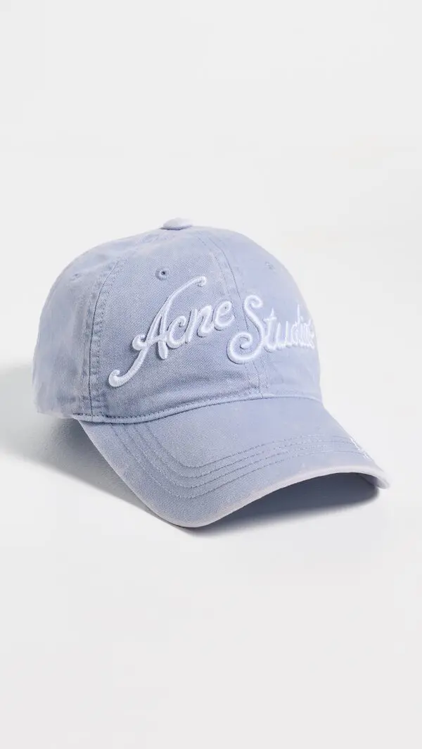 Acne Studios Logo Cap - Dusty Blue | Editorialist